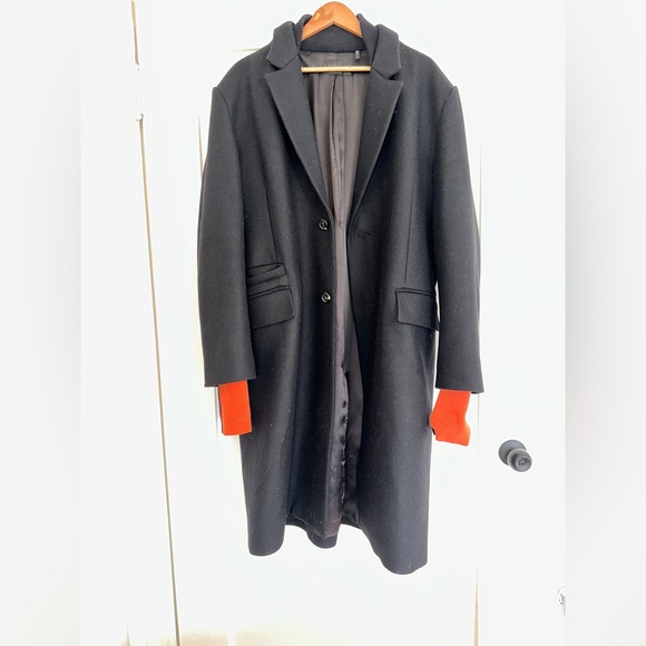 Helmut Lang | Jackets & Coats | Helmut Lang Black Long Coat | Poshmark